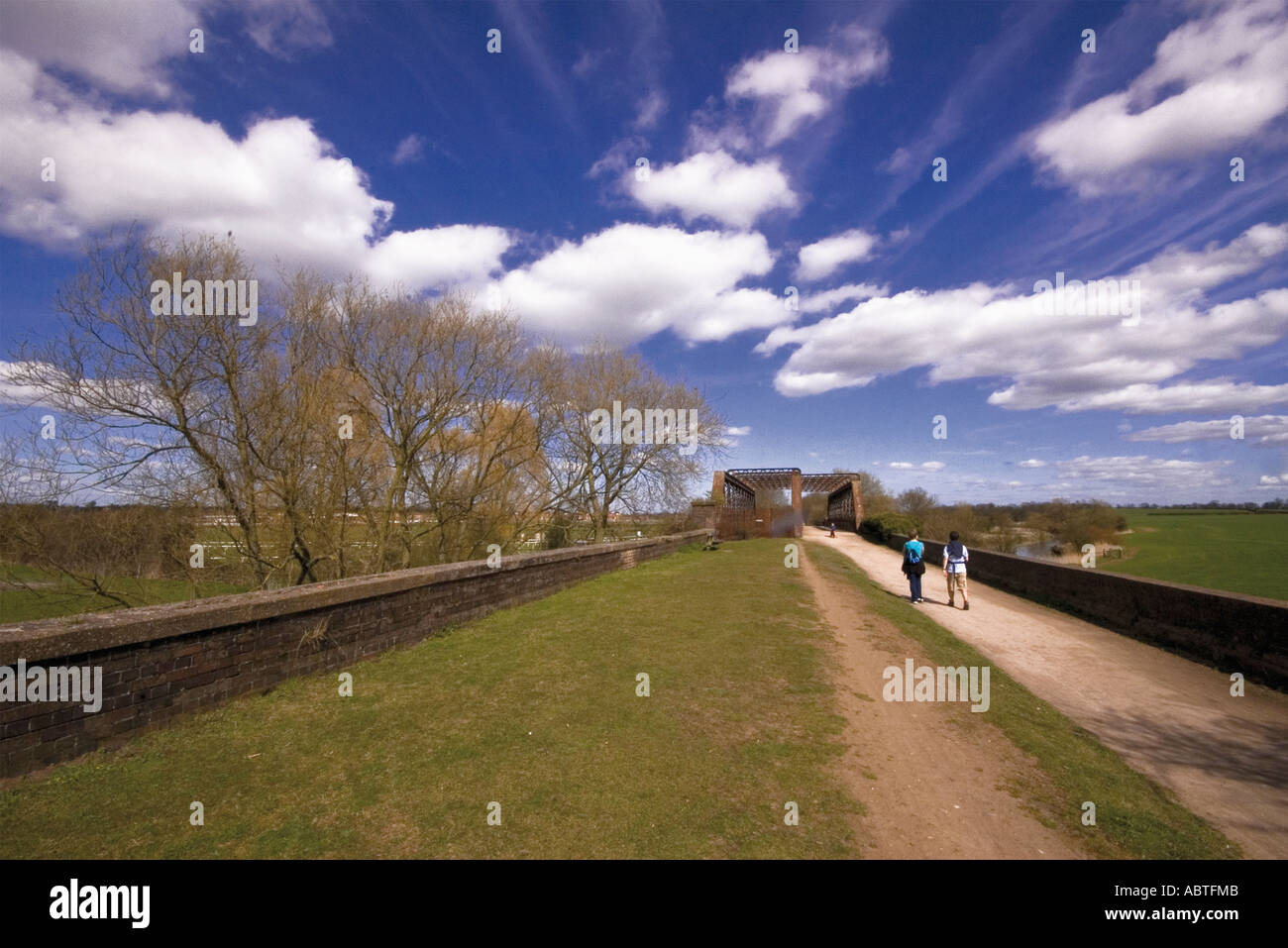 Views from The Greenway Footpath and cycle track disused railway line ...