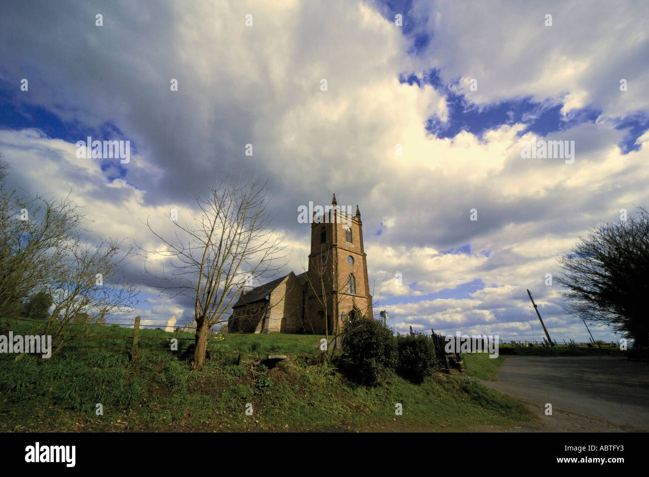 england the midlands worcestershire the view from st mary the virgin ...