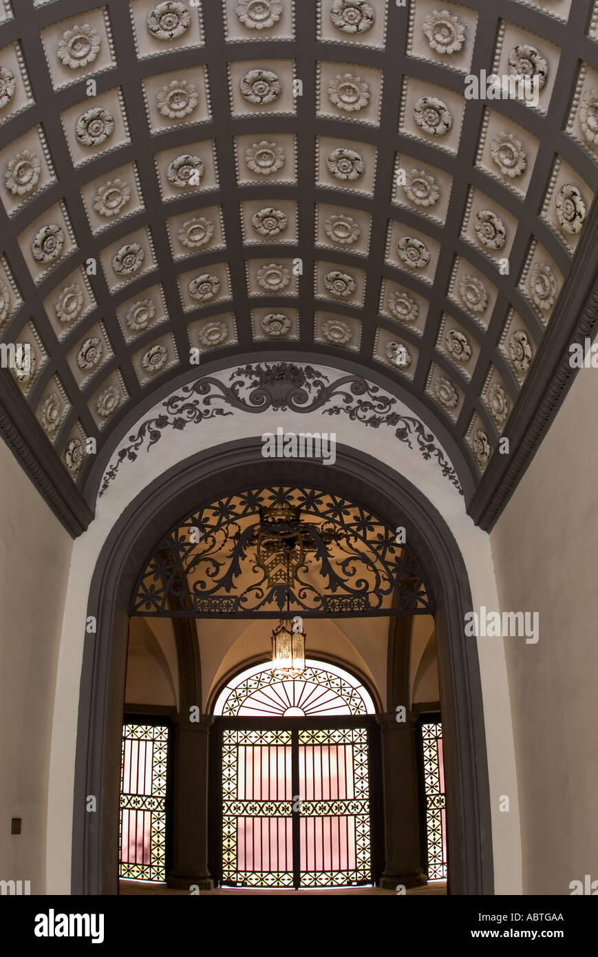 A grand entrance hall Florence Stock Photo - Alamy