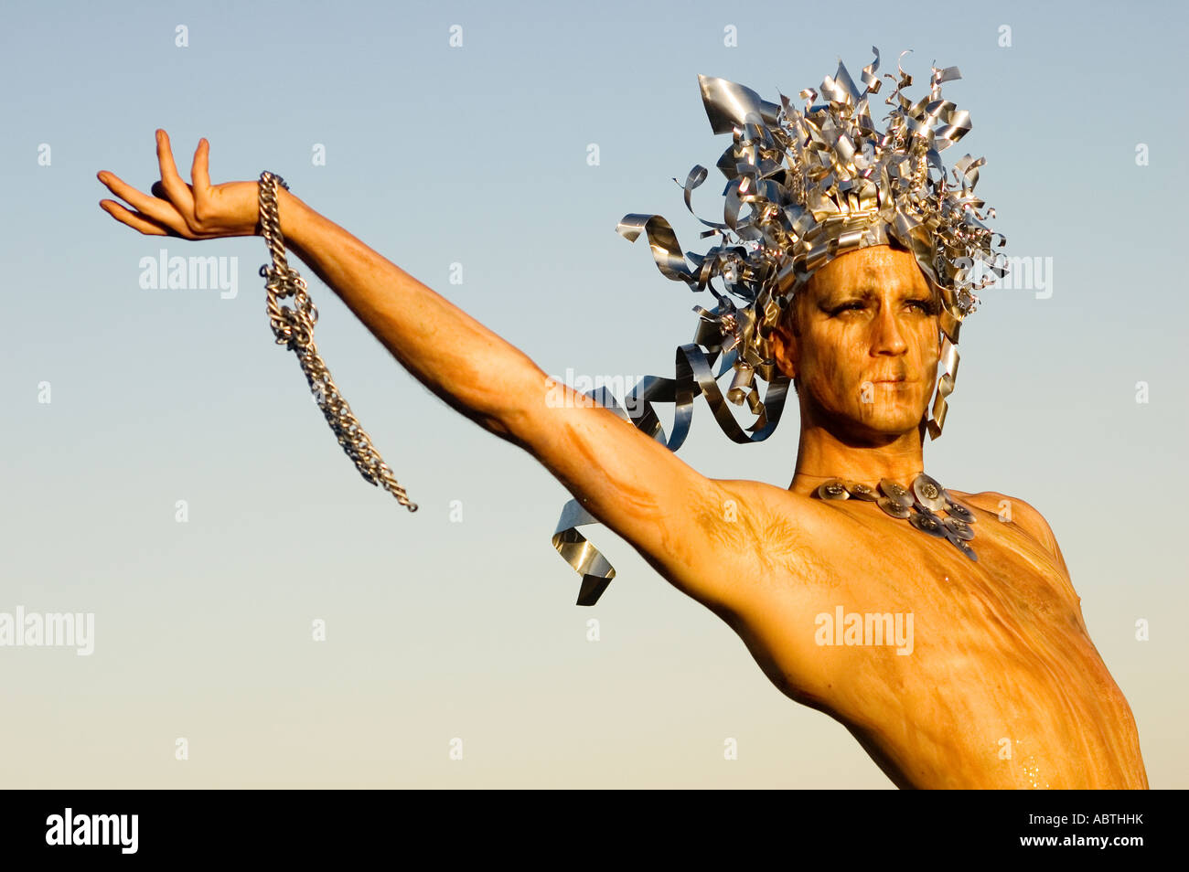 Muscle man chain hi-res stock photography and images - Alamy