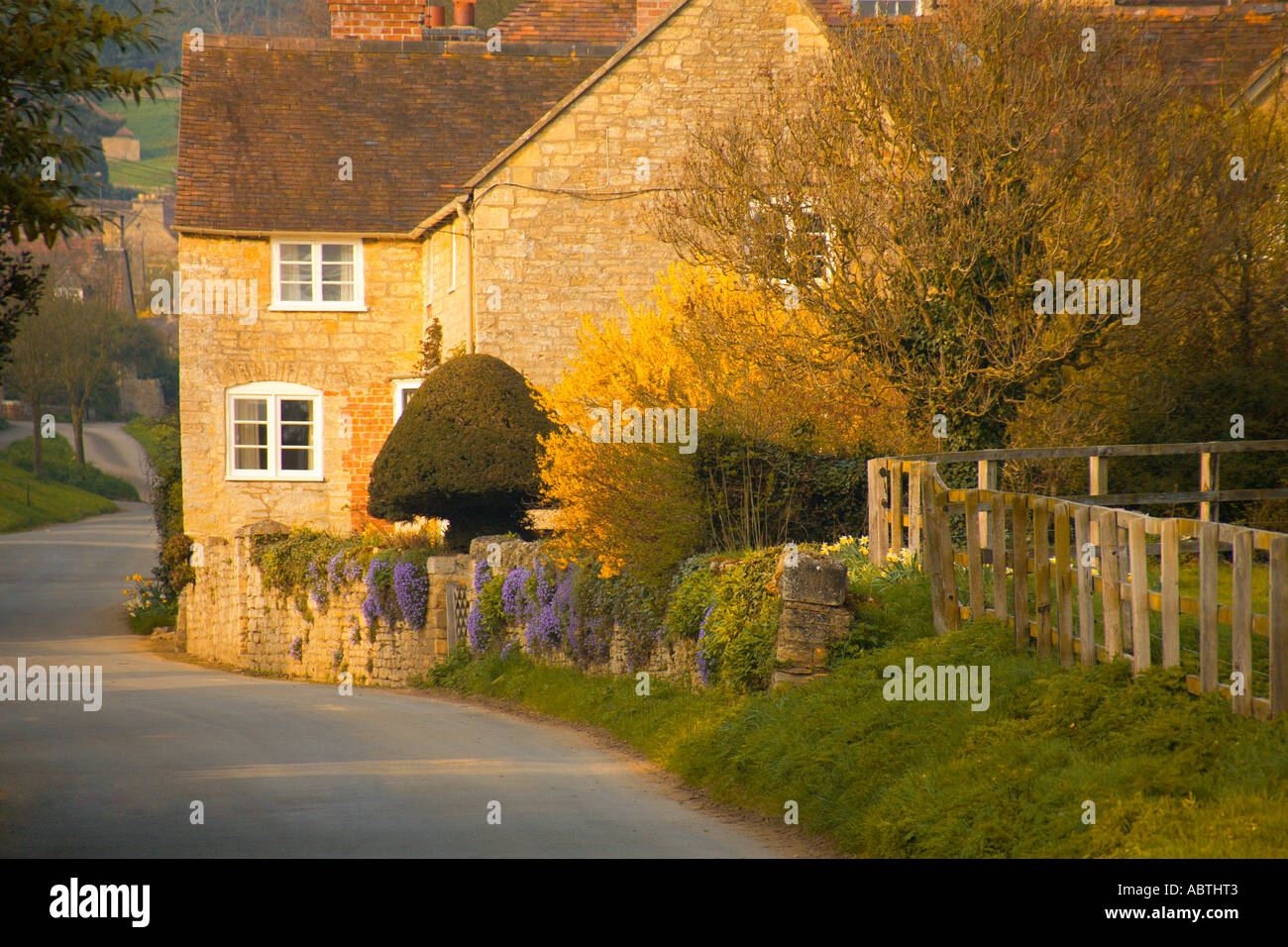 overbury village cotswolds worcestershire midlands england Stock Photo ...