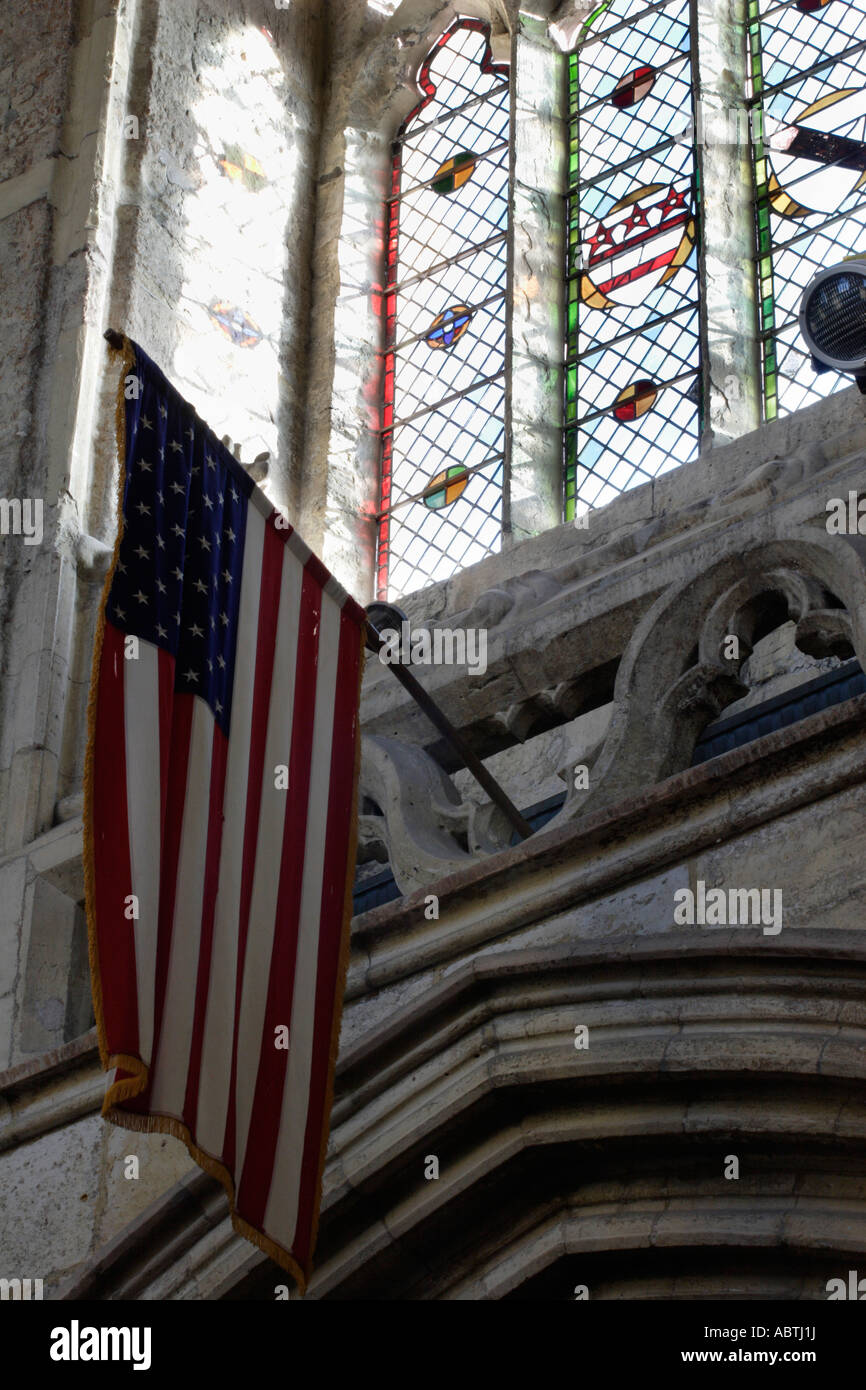 The Washington window in Selby Abbey, North Yorkshire Stock Photo - Alamy