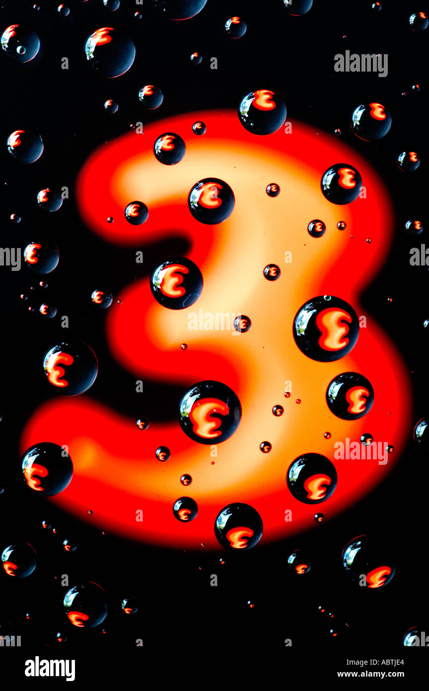 Individual numbers and letters in colorful assortment to create an ...