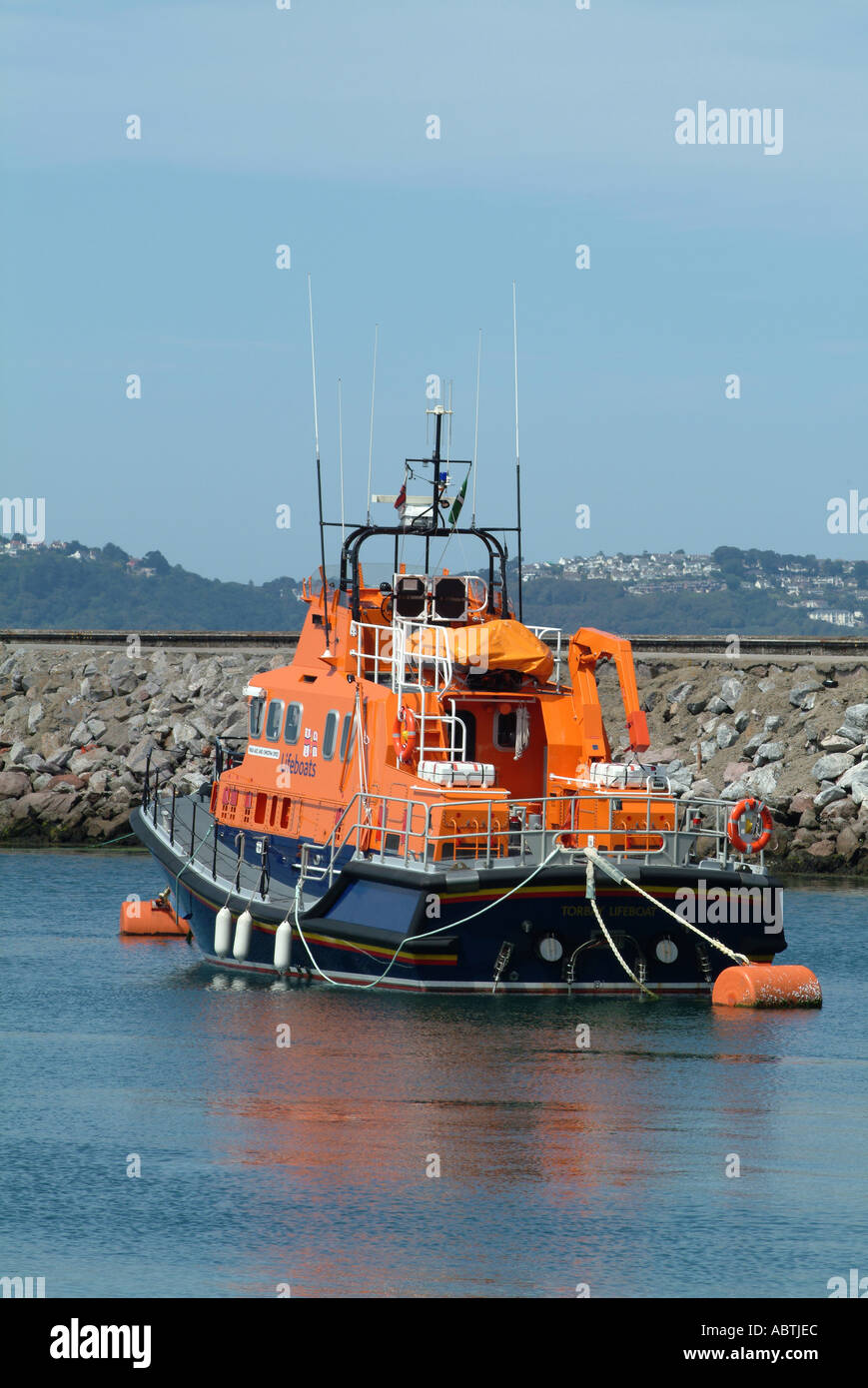 Brixham devon uk harbour lifeboat hi-res stock photography and images ...