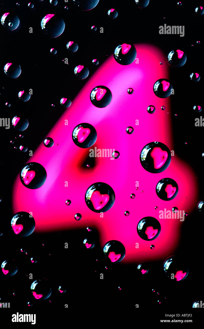 Individual numbers and letters in colorful assortment to create an ...