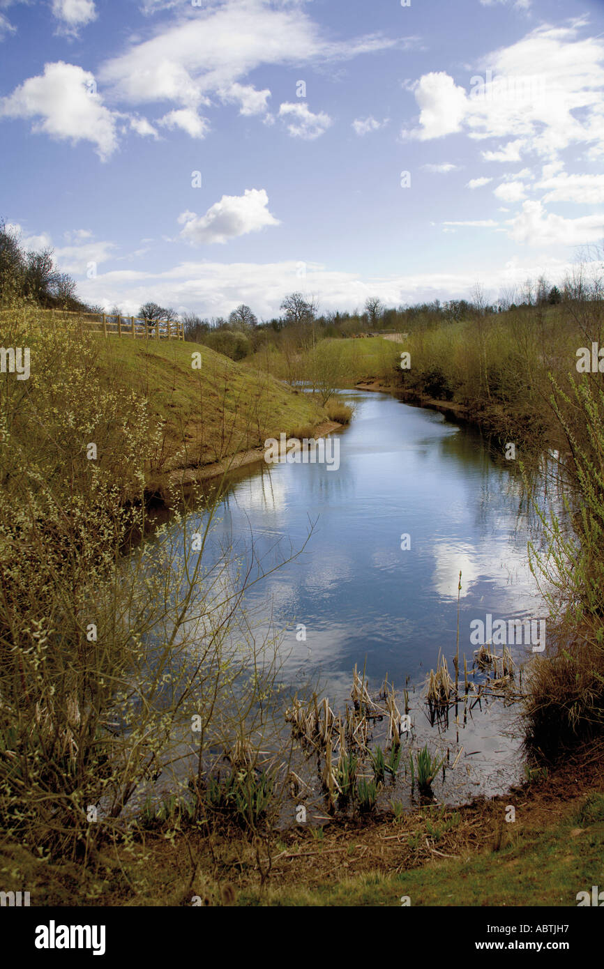 ryton pools country park warwickshire the midlands Stock Photo - Alamy