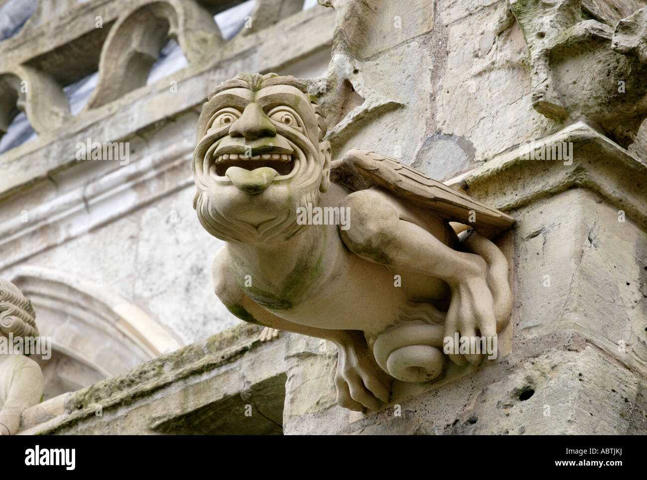 Carved head tongue hi-res stock photography and images - Alamy