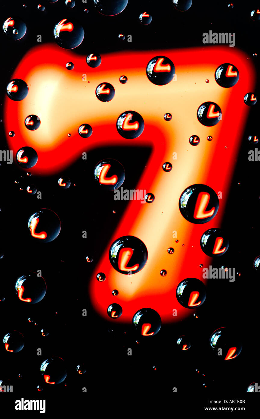 Individual numbers and letters in colorful assortment to create an ...