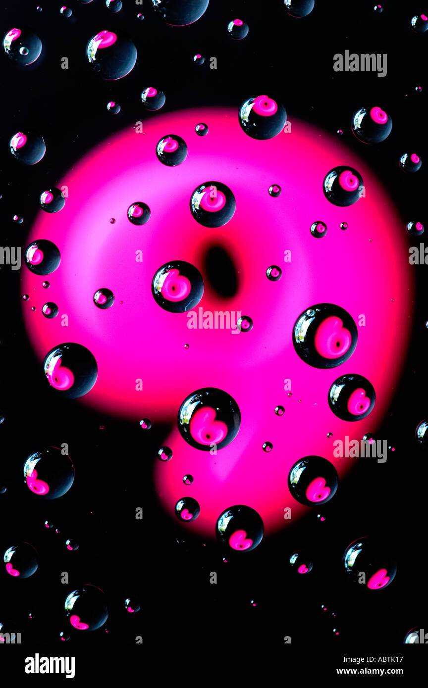 Individual numbers and letters in colorful assortment to create an ...