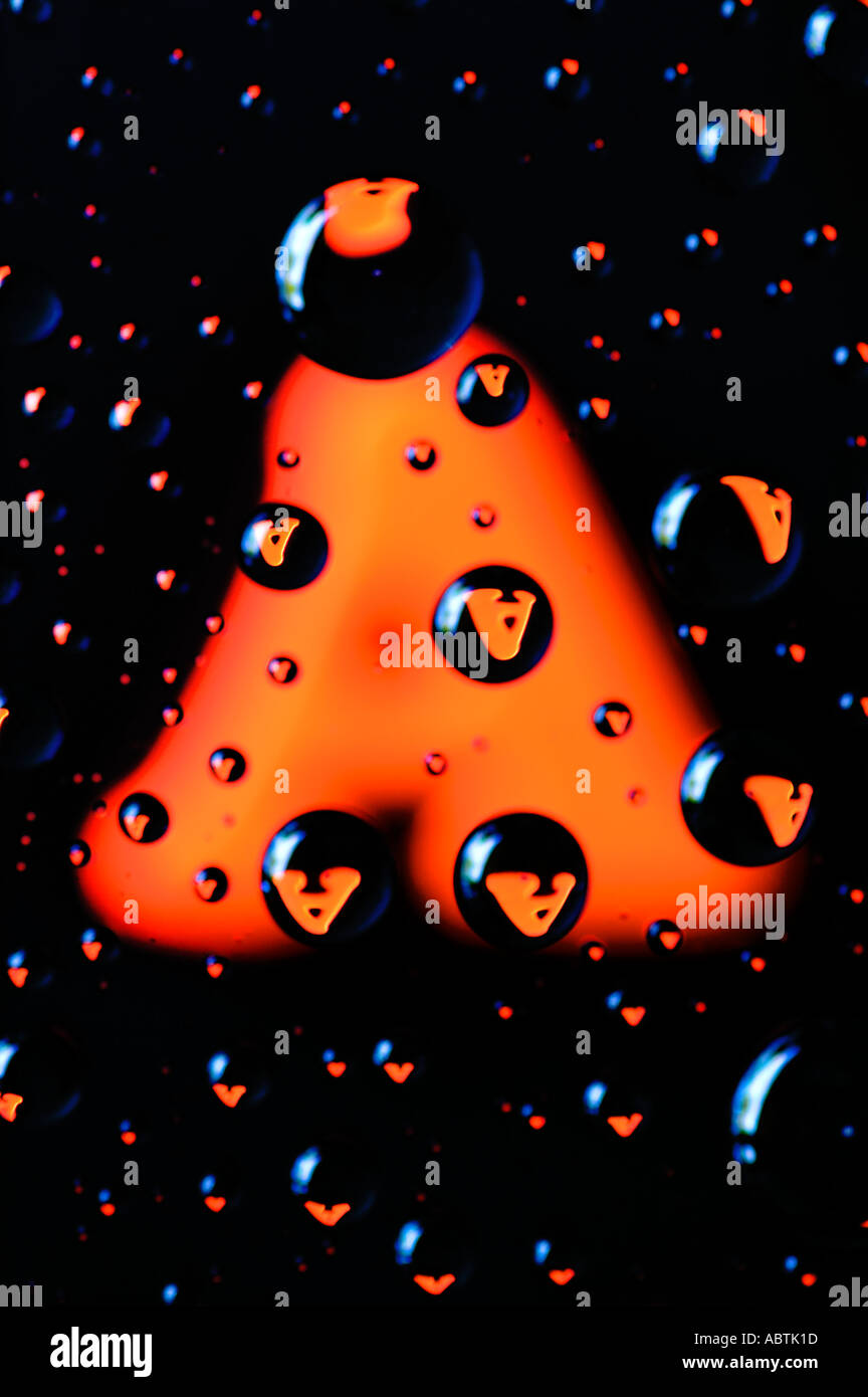 Individual letters and numbers in colorful assortment to create an ...