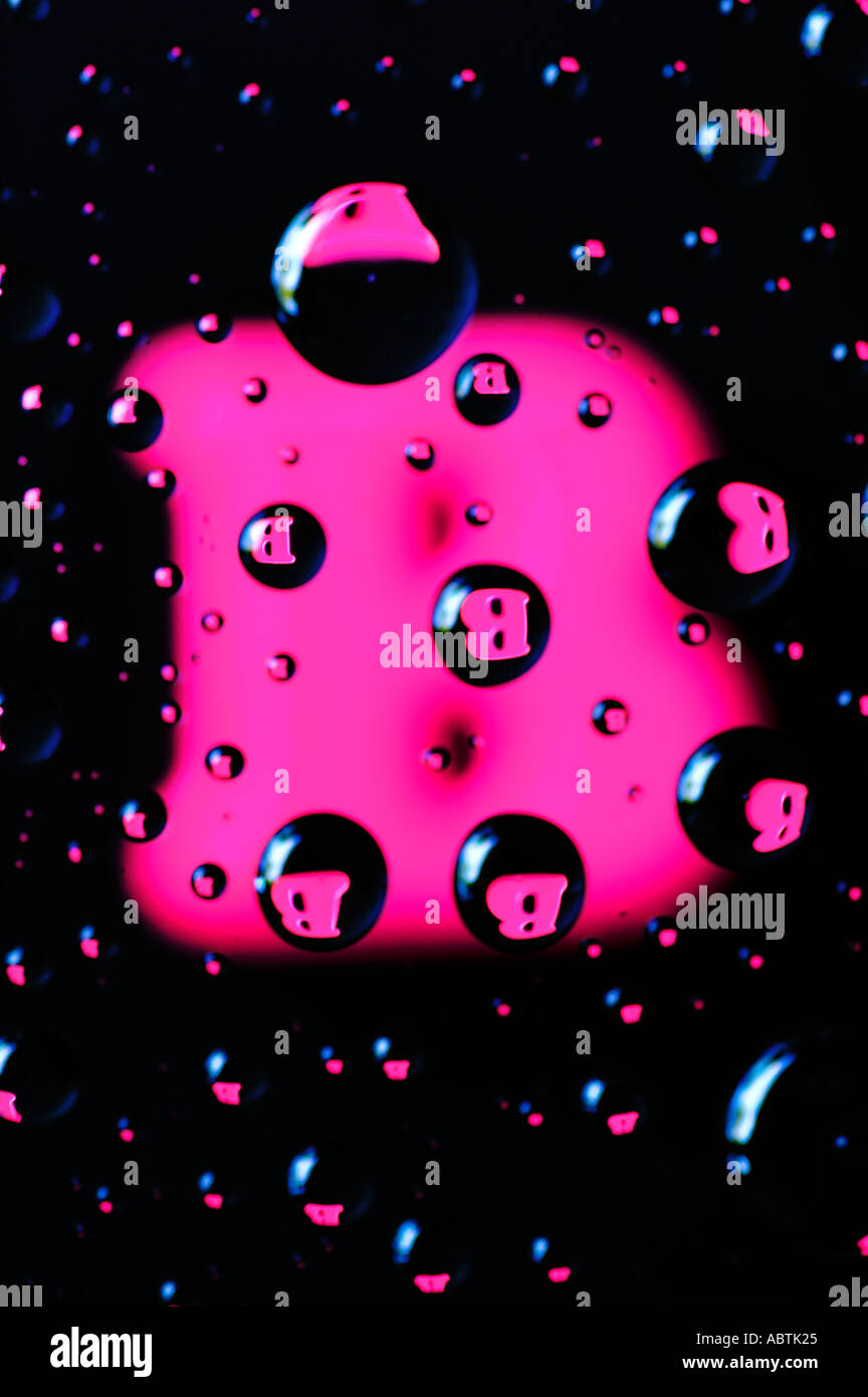 Individual letters and numbers in a colorful assortment to create an ...