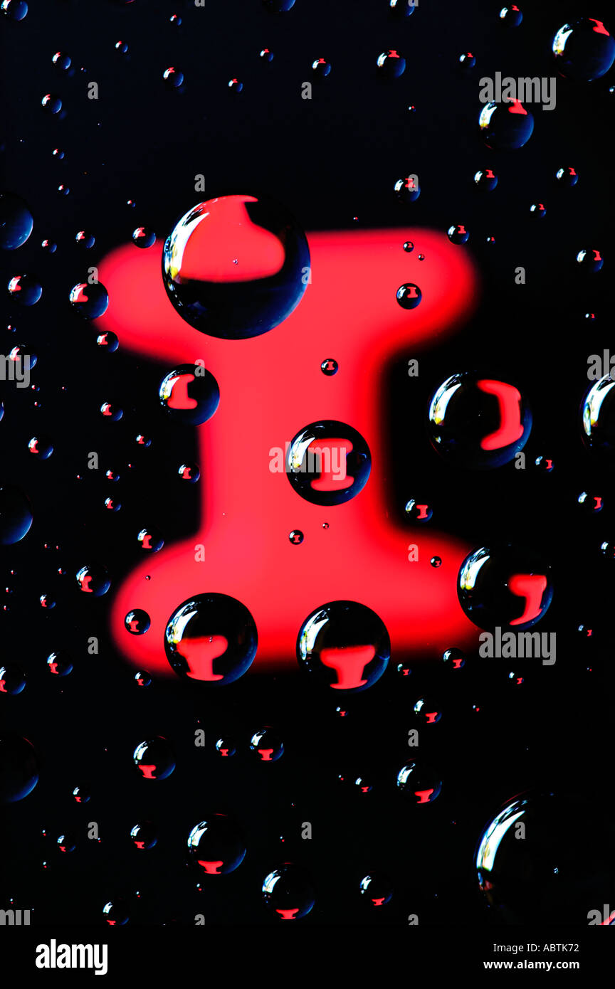 Individual letters and numbers in a colorful assortment to create an ...