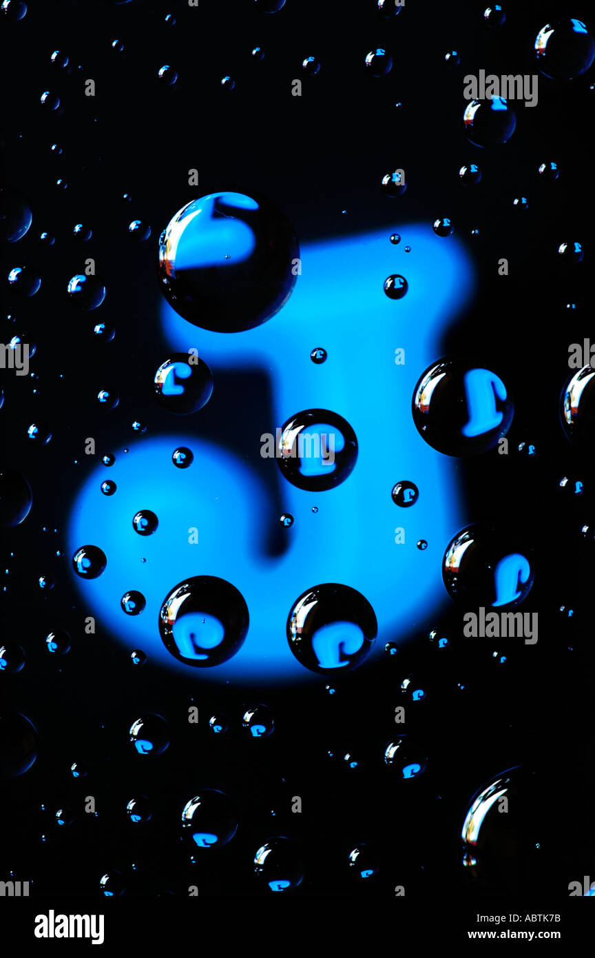 Individual letters and numbers in a colorful assortment to create an ...