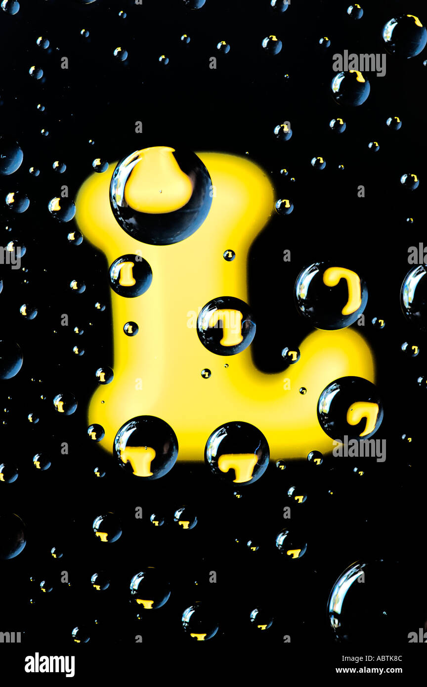 Individual letters and numbers in a colorful assortment to create an ...