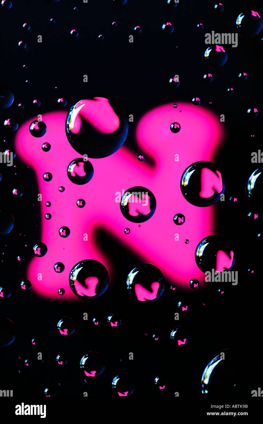 Individual letters and numbers in a colorful assortment to create an ...