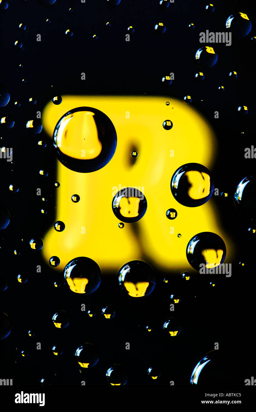 Individual letters and numbers in a colorful assortment to create an ...