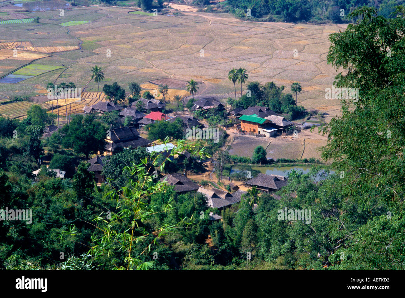 Myanmar Shan state tribal village Stock Photo - Alamy