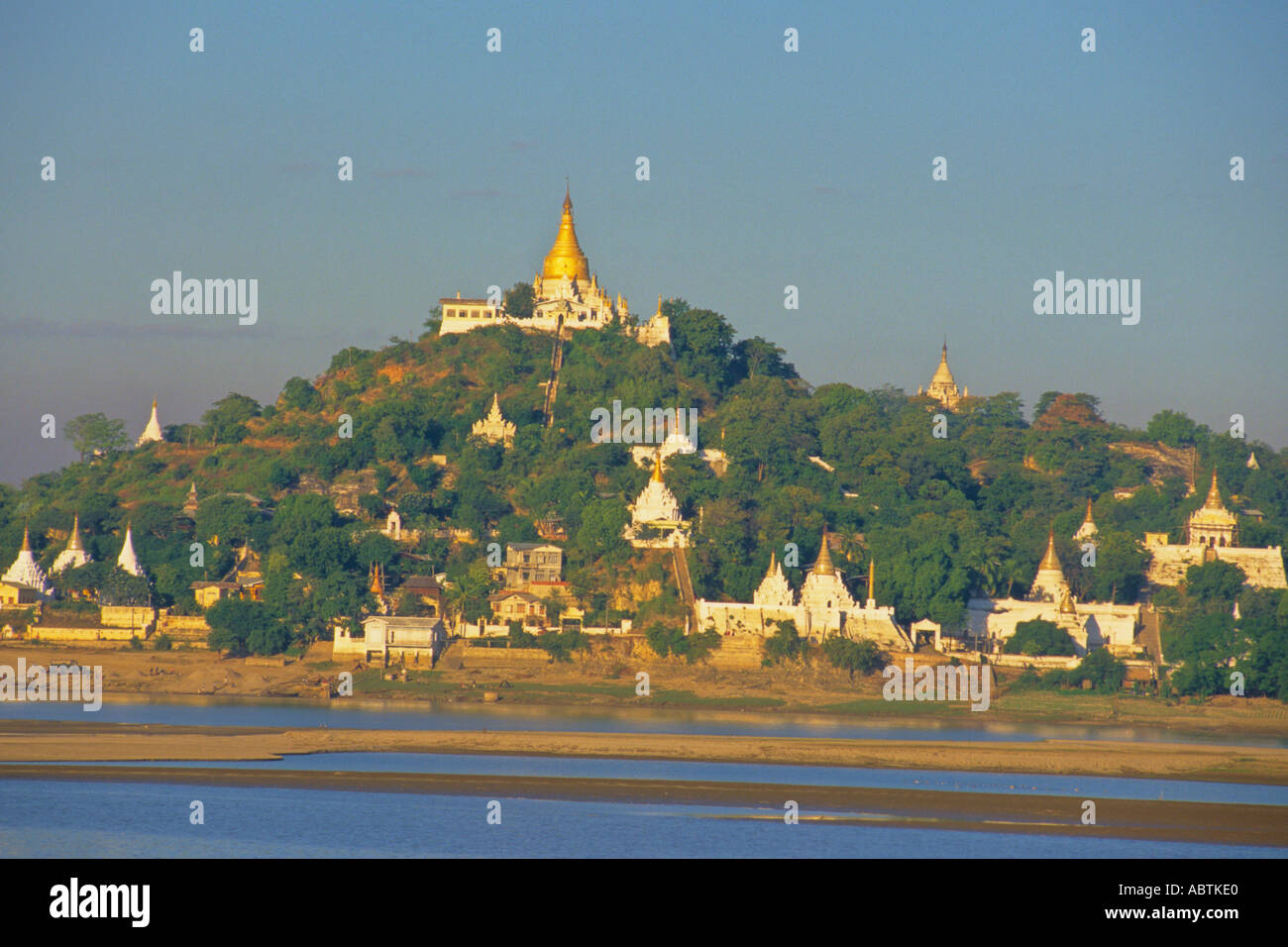 Myanmar Sagaing panorama Stock Photo - Alamy