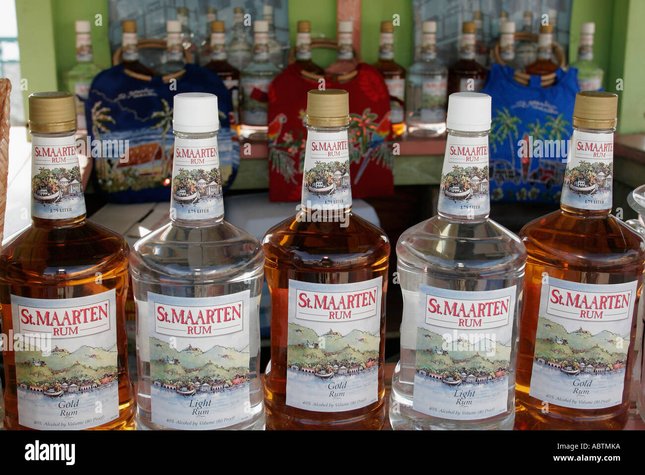 St maarten rum bottles hi-res stock photography and images - Alamy