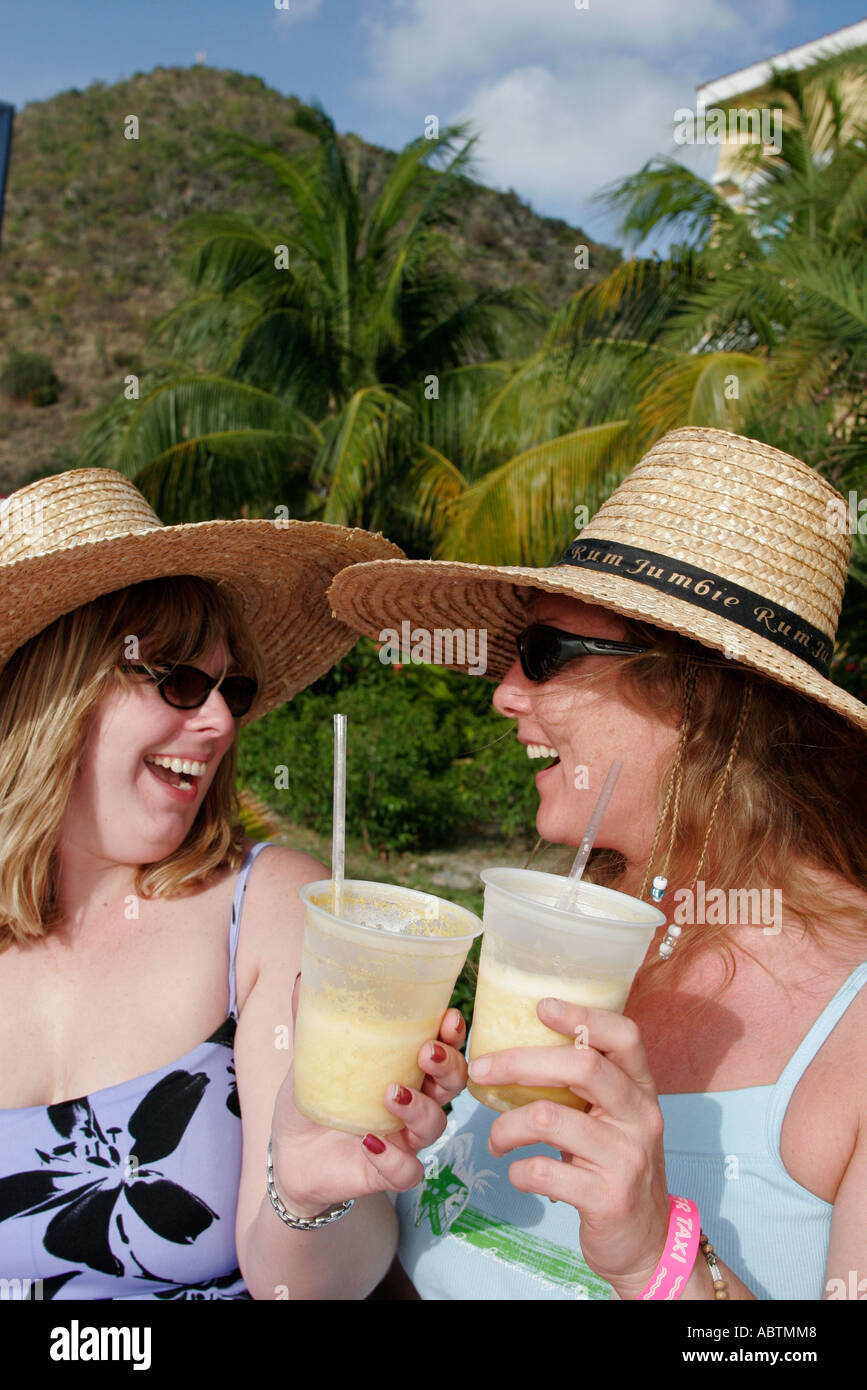 Caribbean sea water shares island with sint maarten hi-res stock ...