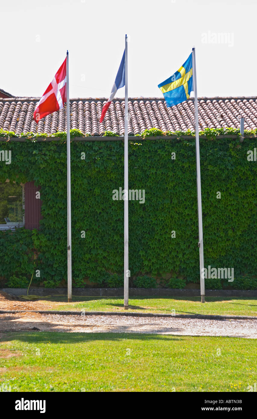 Danish french swedish flag in hi-res stock photography and images - Alamy
