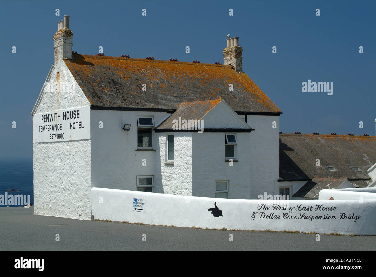 Penwith House Temperance Hotel at Lands End Cornwall England United ...