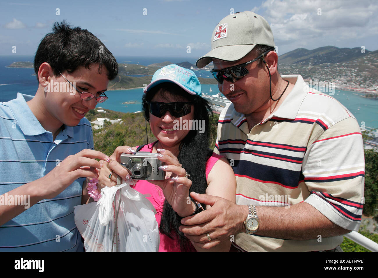 Caribbean family mother father children hi-res stock photography and ...