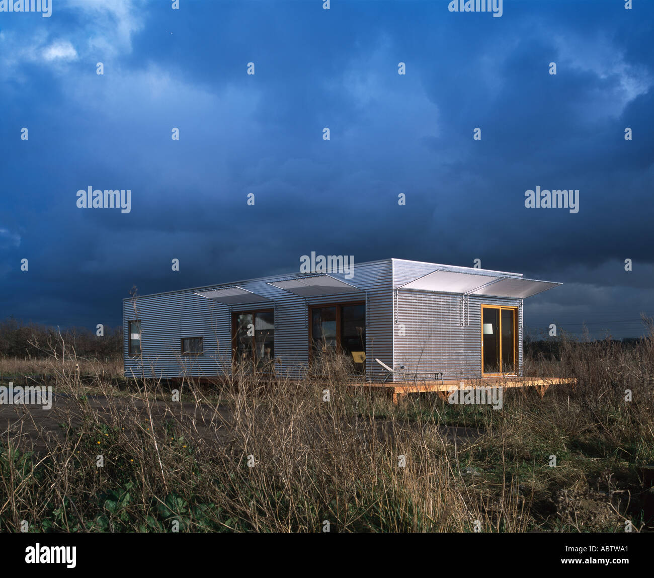 Prefabricated solar house hi-res stock photography and images - Alamy