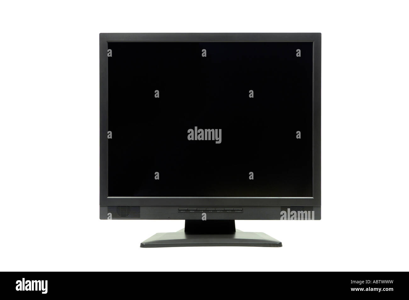 Black monitor silhouette Cut Out Stock Images & Pictures - Alamy