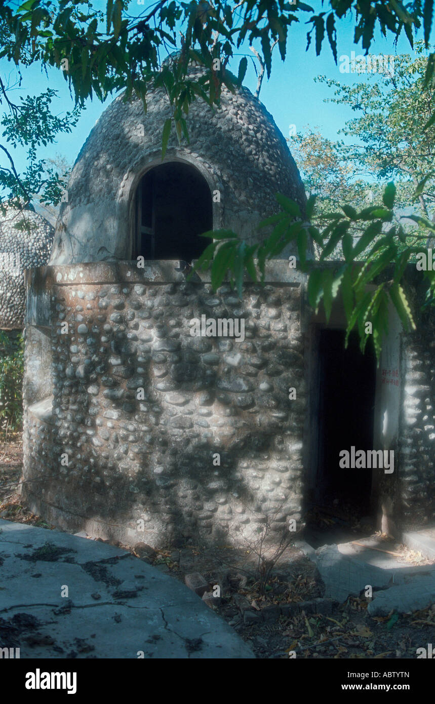 Monastery homes for stundent holy men in north India Stock Photo - Alamy