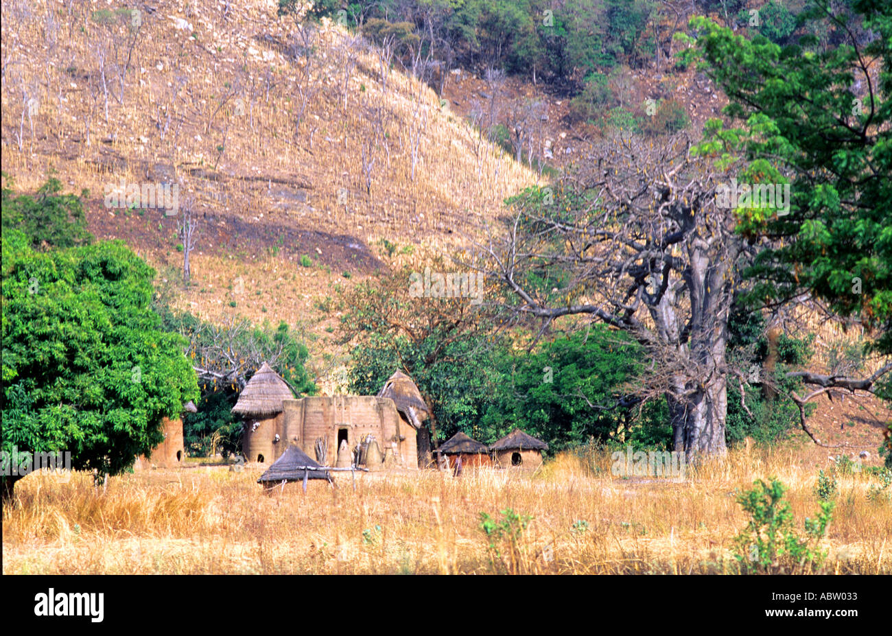 Village in Togo West Africa Stock Photo - Alamy