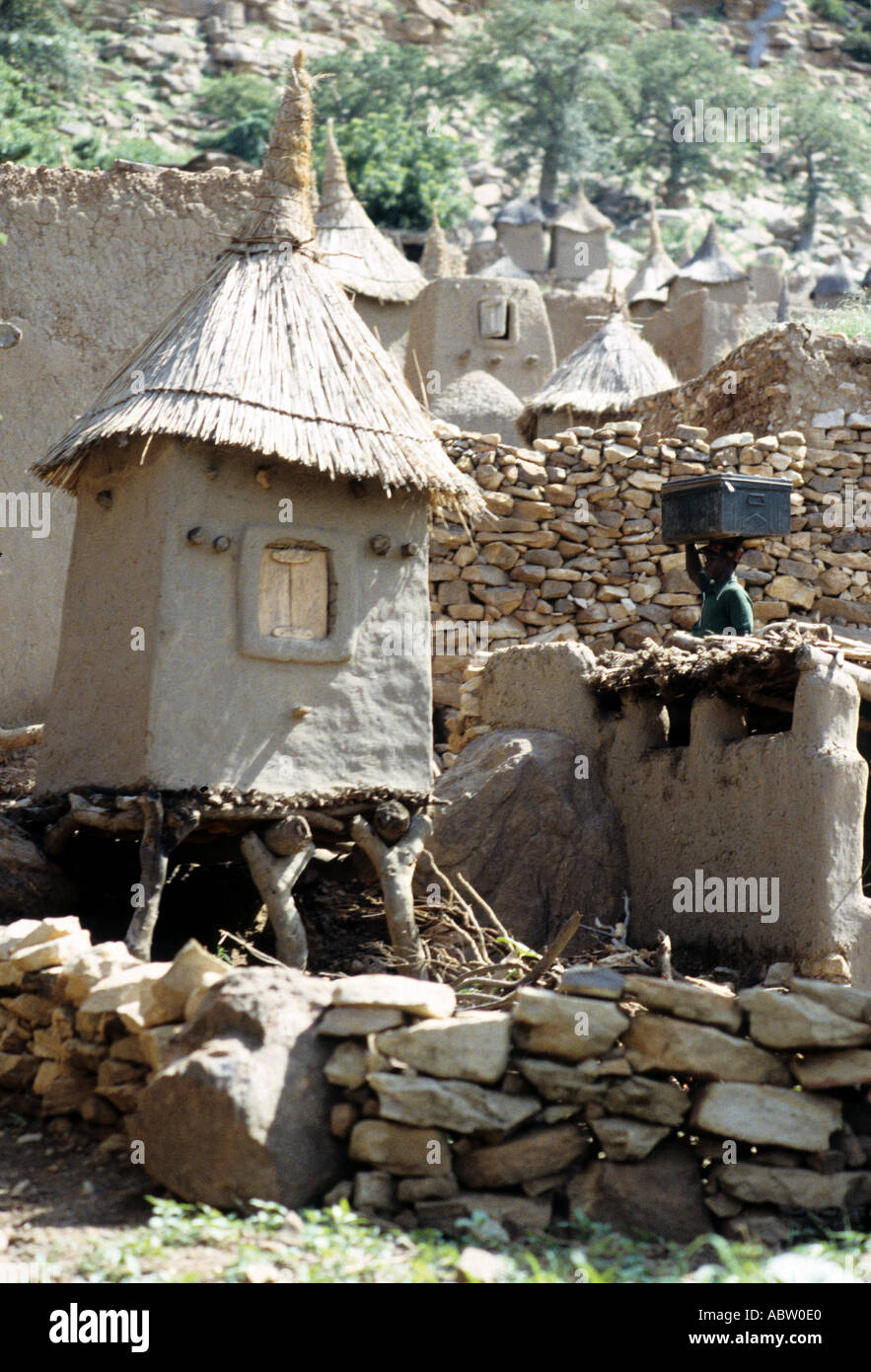 Tirelli village Dogon region Mali Stock Photo - Alamy