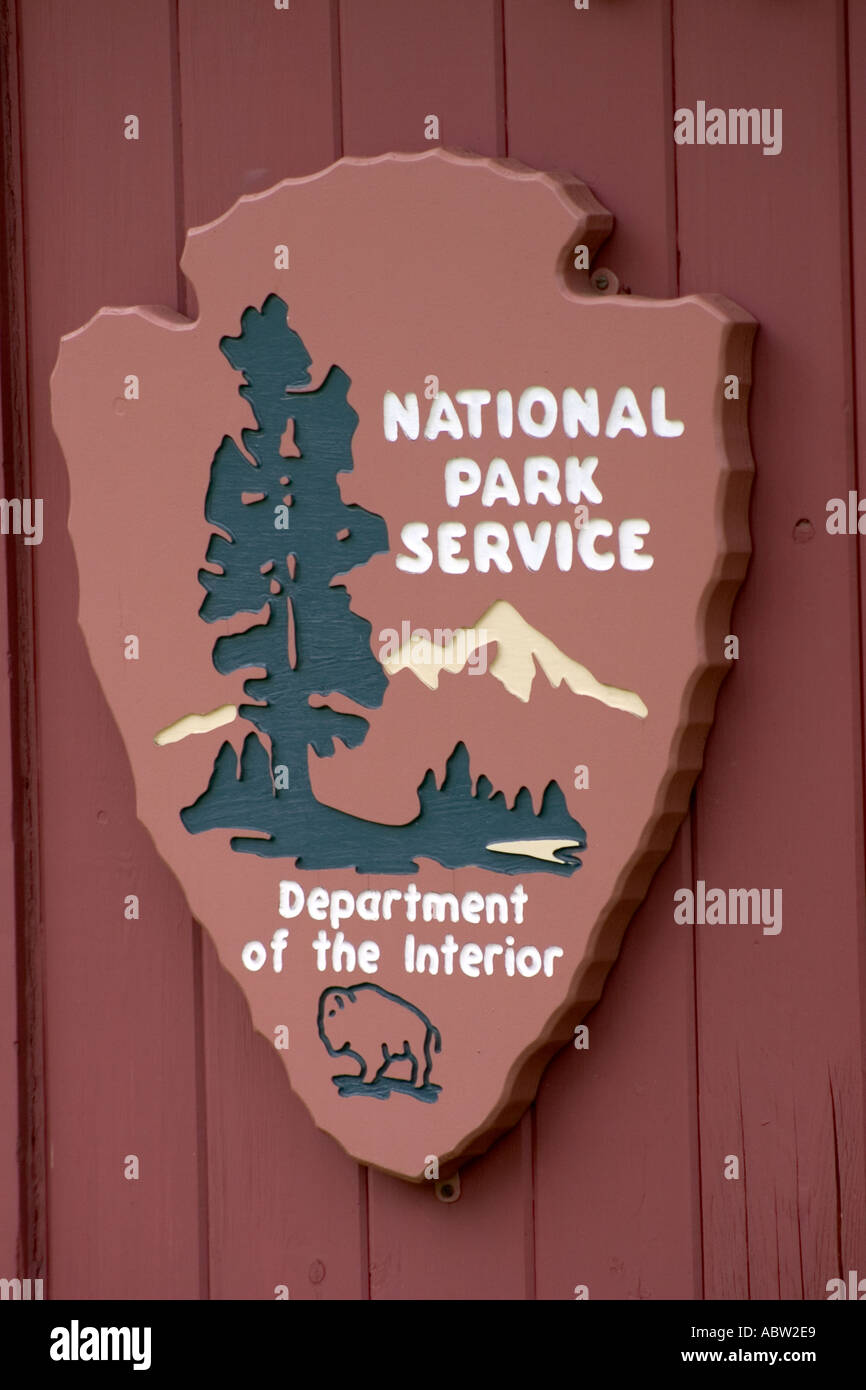 National Park Service sign Stock Photo - Alamy