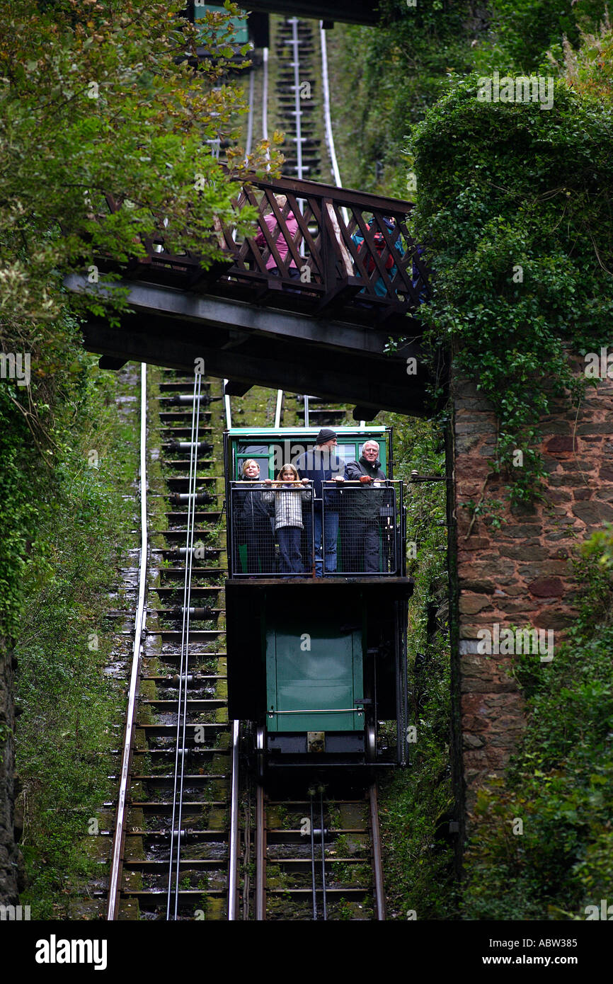 The water powered cliff railway linking the Exmoor towns of Lynton and ...