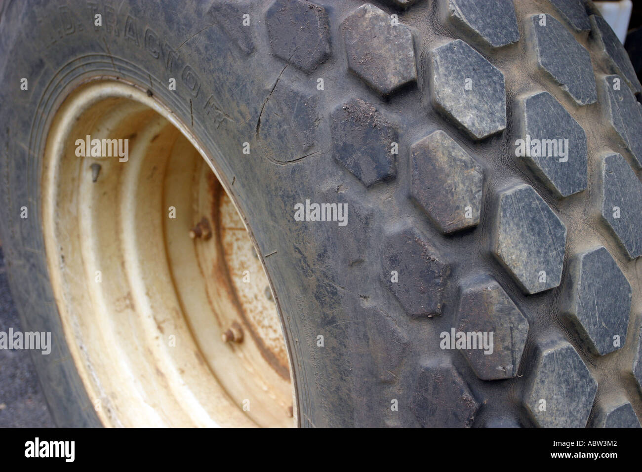 Tractor tyre tread close up hi-res stock photography and images - Alamy