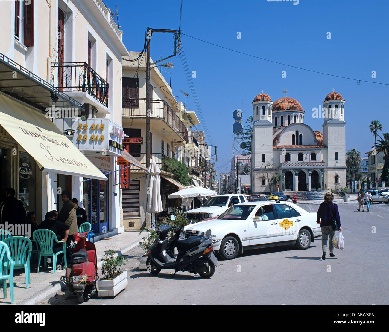 Greece Kreta Crete Rethimnon Stock Photo - Alamy