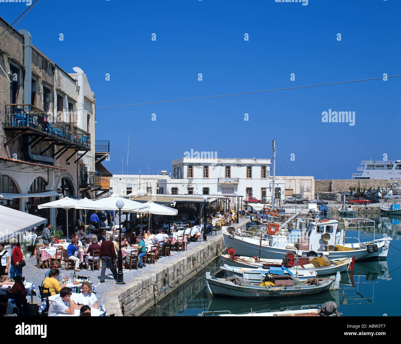 Greece Kreta Crete Rethimnon Stock Photo - Alamy