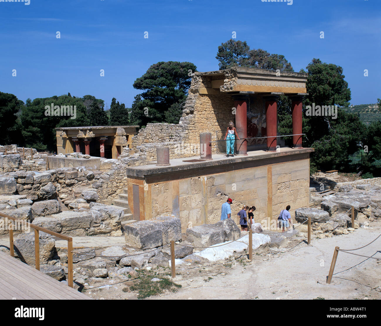 Greece Kreta Crete Knossos Stock Photo - Alamy