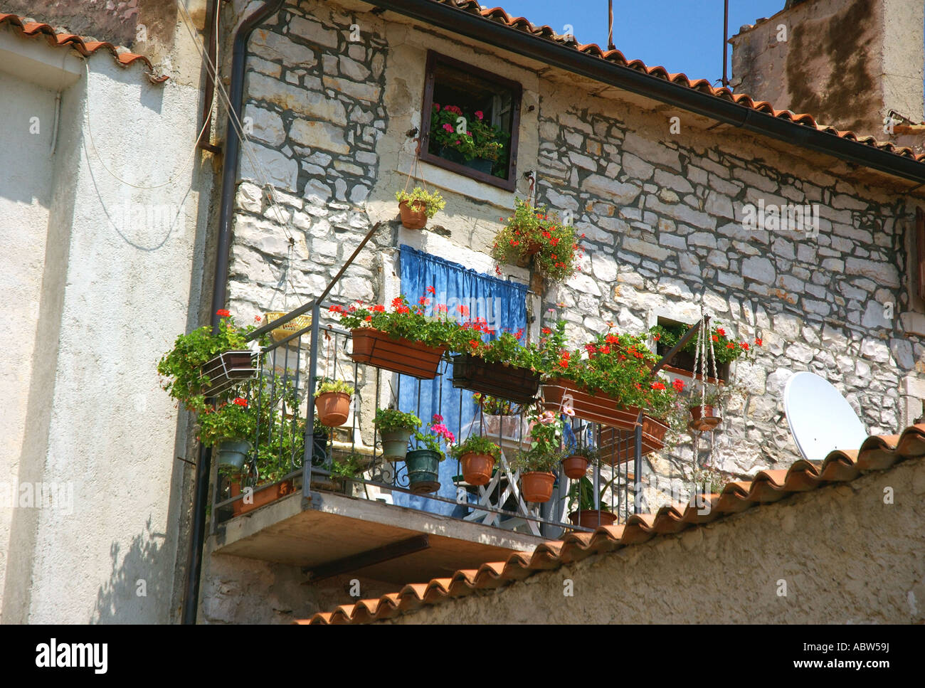 View of Umag old town Istria Croatia former ex Yugoslavia Umago Croazia ...