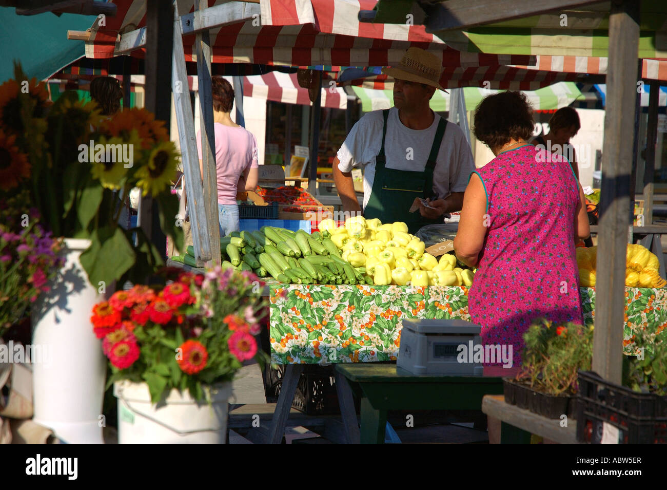 Koper street market Istria Primorska Slovenia Capodistria Capo d'Istria ...