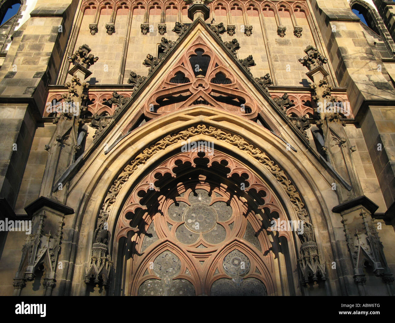 EU Germany Leipzig cathedral Bach church Thomaskirche Stock Photo - Alamy