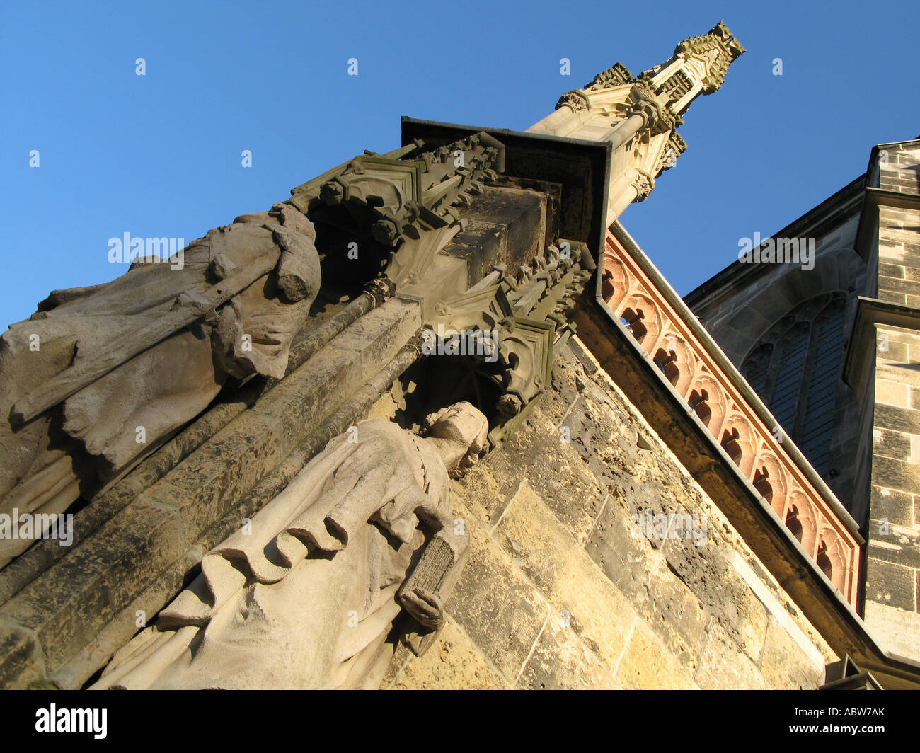 EU Germany Leipzig cathedral Bach church Thomaskirche Stock Photo - Alamy