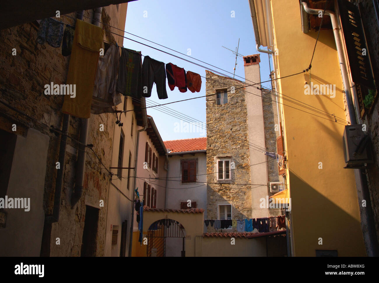 View Izola old town Istria Primorska Slovenia former ex Yugoslavia ...