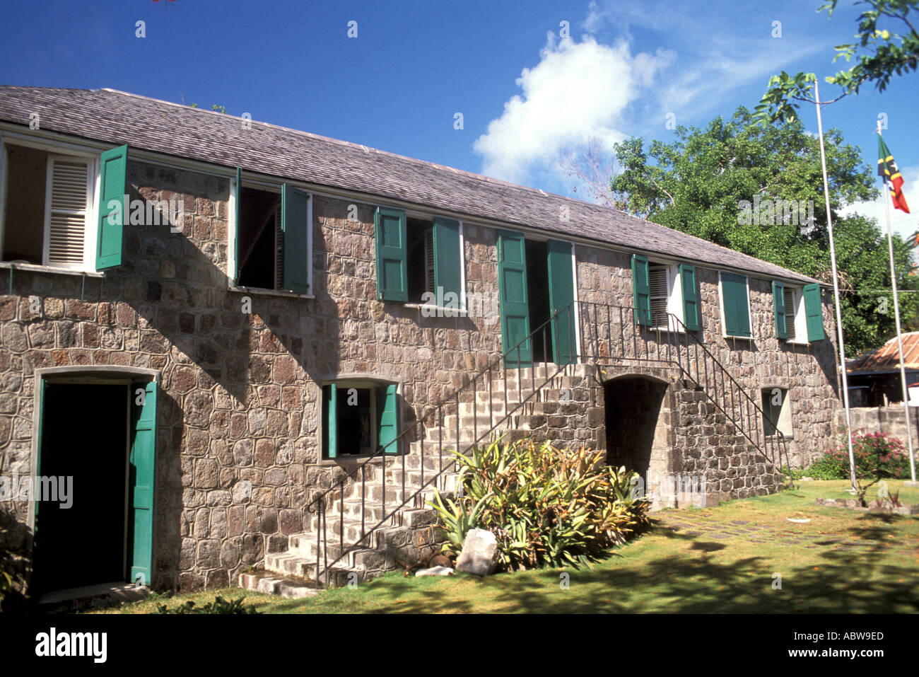 Nevis alexander hamilton house hi-res stock photography and images - Alamy