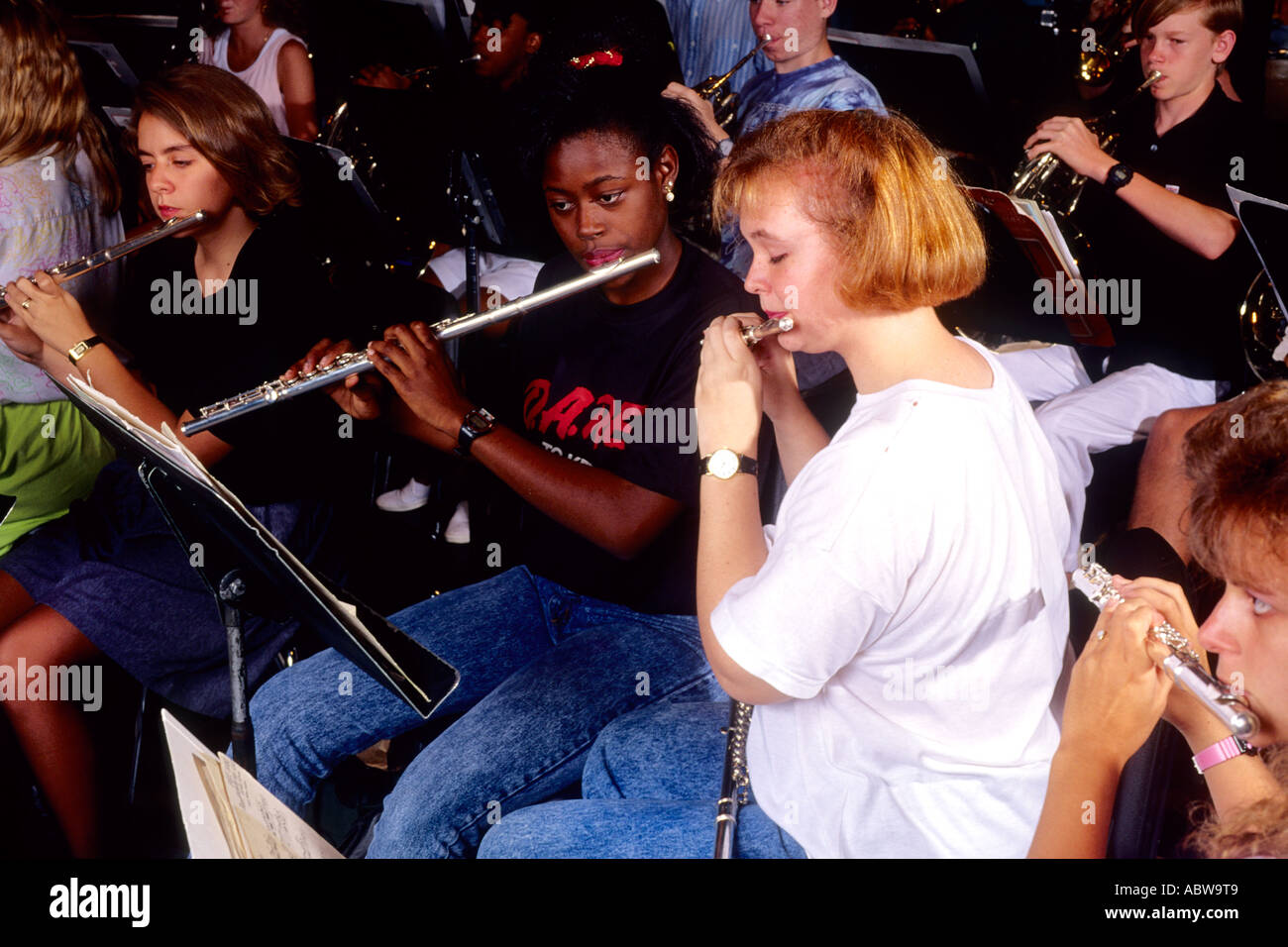 High school band class hi-res stock photography and images - Alamy