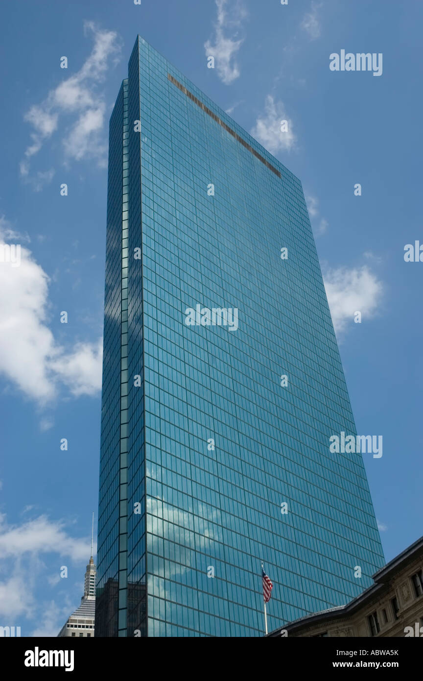Boston Blue Tower skyscraper Stock Photo - Alamy