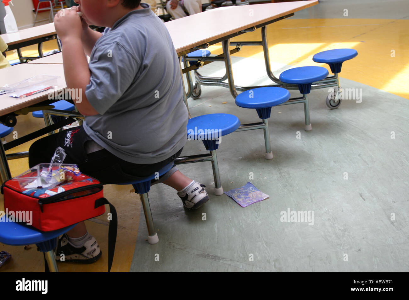 Obese Children At School