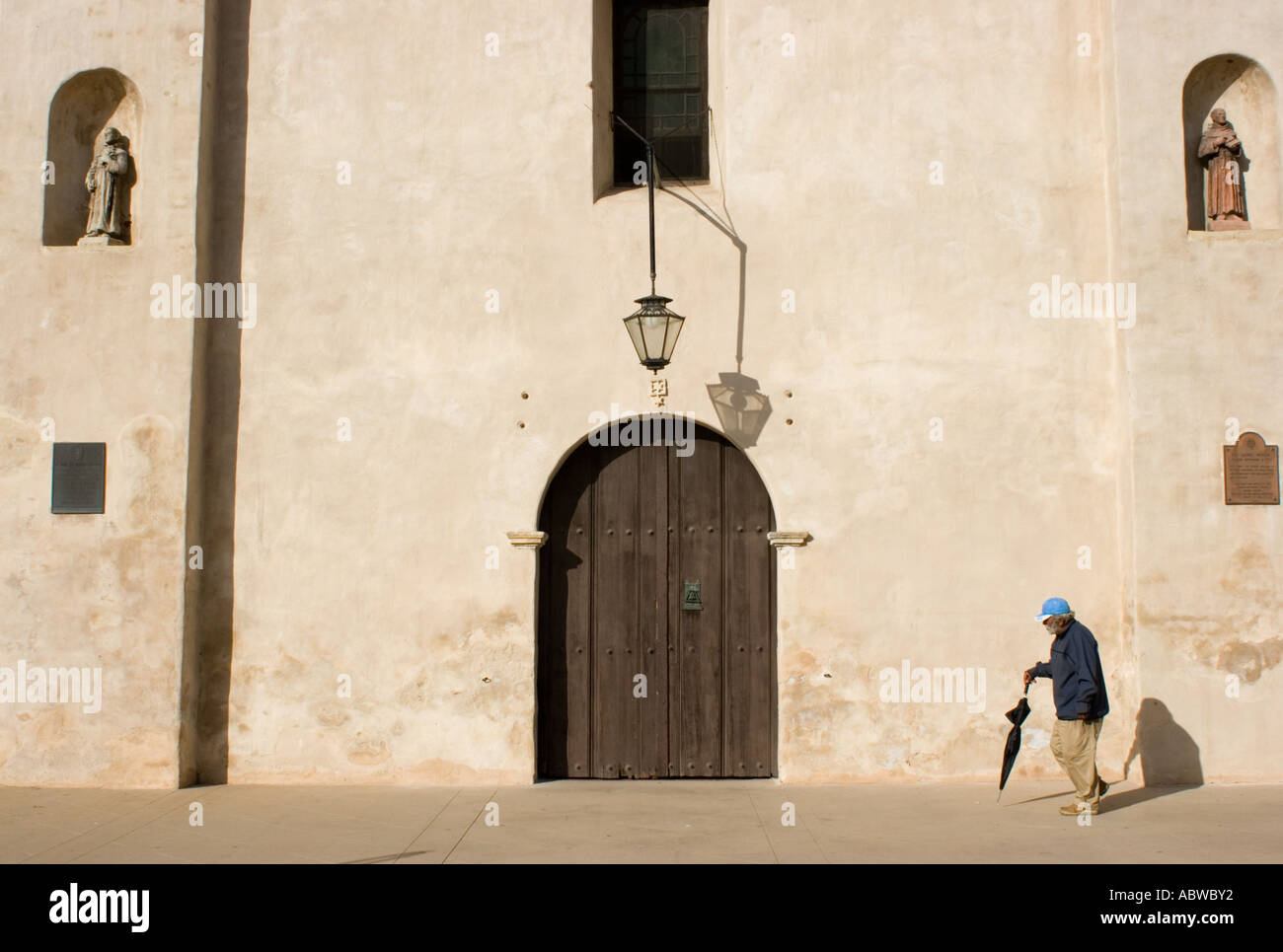 Mission Walk By Stock Photo - Alamy
