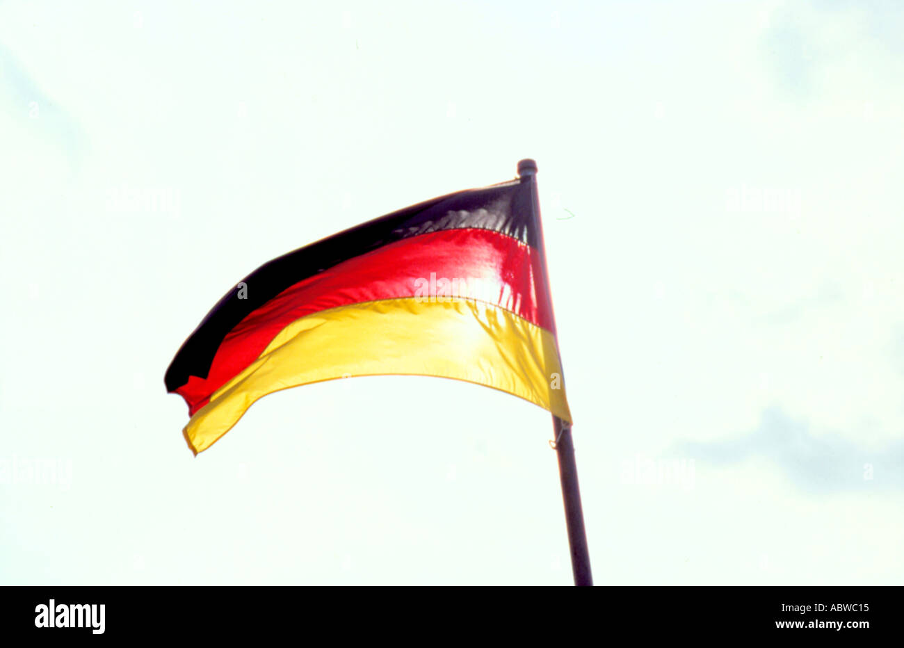 Flagpole with german flag hi-res stock photography and images - Alamy