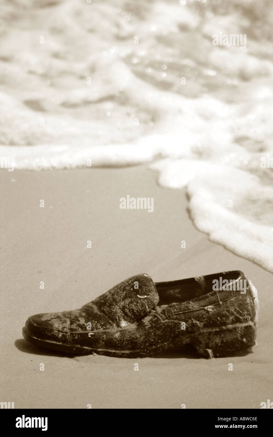 Washed up shoe hi-res stock photography and images - Alamy